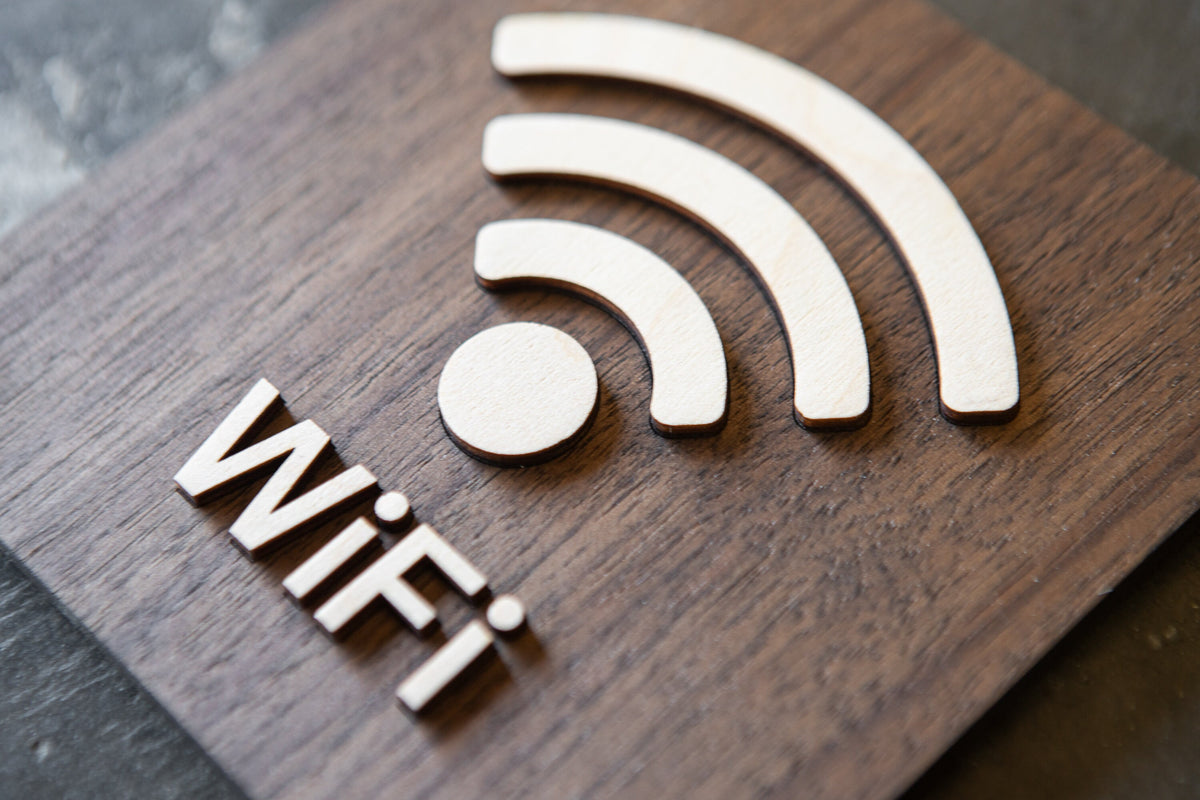 033 WiFi Wireless Internet Wood Sign – Gray Skunk Inc.
